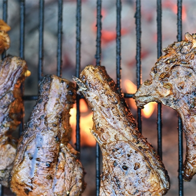Braaied Lamb Chops with Anchovy, Parsley & Caper Marinade Recipe