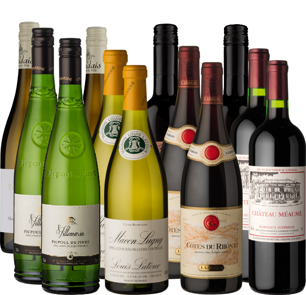 French Classics 12 Bottle Mixed Wine Case
