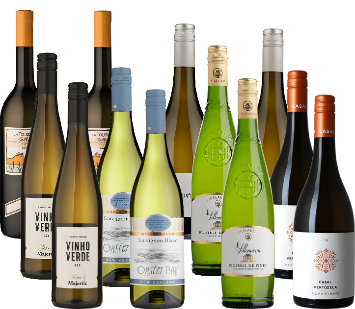 Crisp White Wines 12 Bottle Mixed Case
