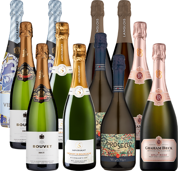 Festive Fizz Favourites Mixed Sparkling Wine Case