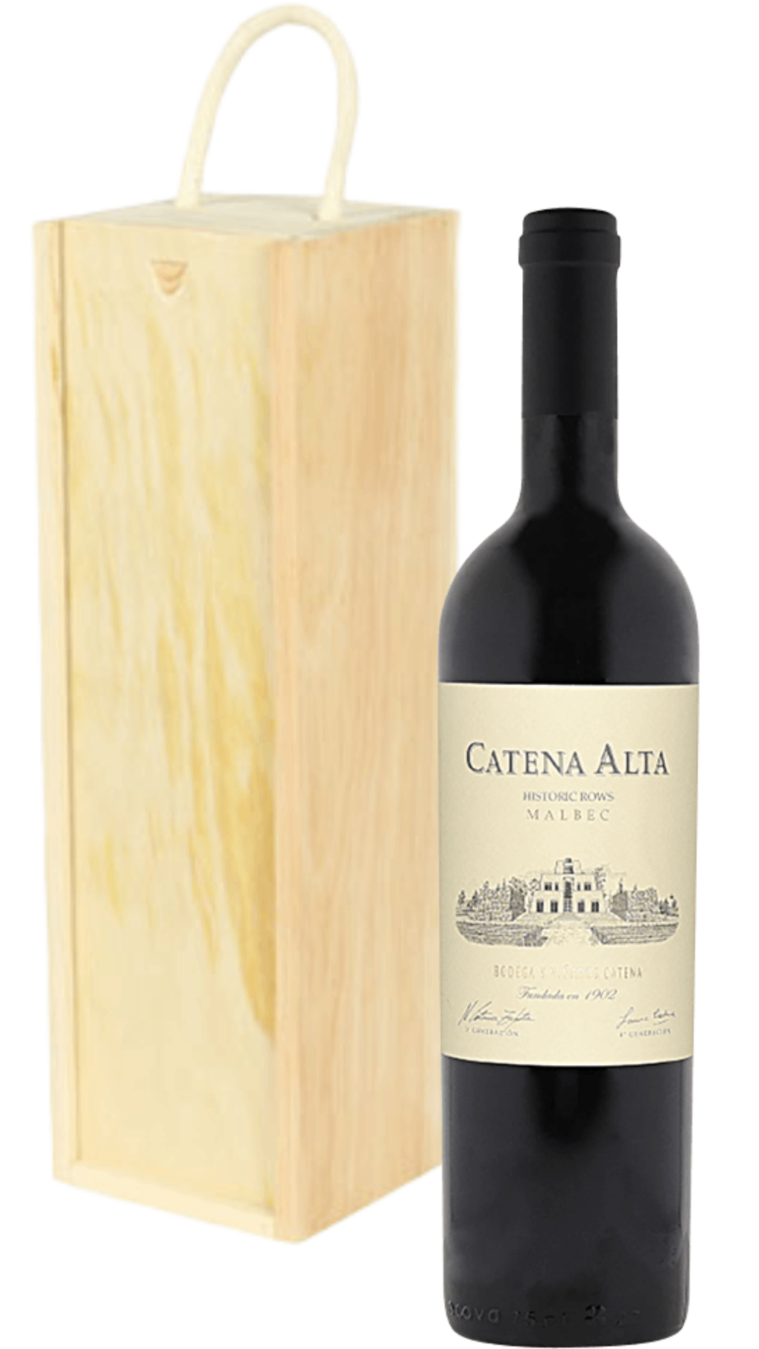Catena Zapata 'Catena Alta' Malbec in Wooden Box