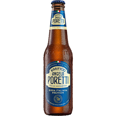 Birrificio Angelo Poretti '4 Hops' Premium Lager 4.8% 12x330ml Bottles