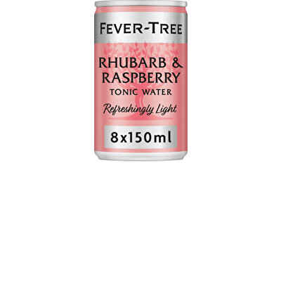 Fever Tree Rhubarb & Raspberry Tonic Water 8x150ml